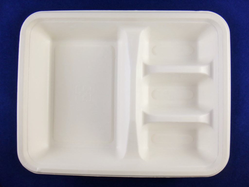 Paper pulp tray, Clear PE film lamination